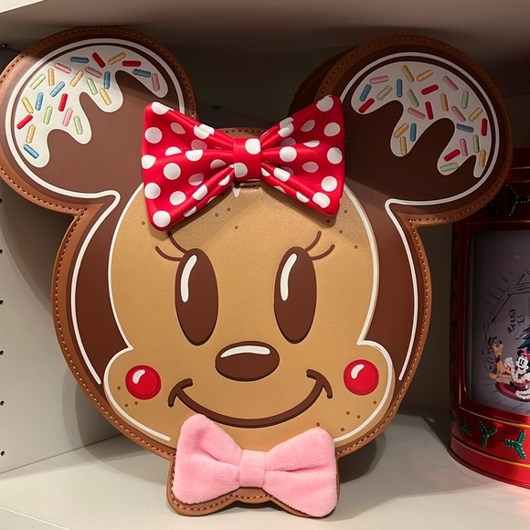 Loungefly | Bags | Loungefly Crossbody Gingerbread Mickey And Minnie ...